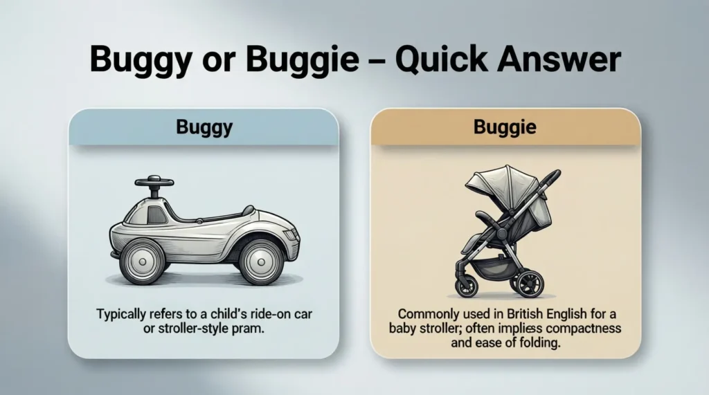 Buggy or Buggie? Correct Spelling, Meaning, and Usage Explained